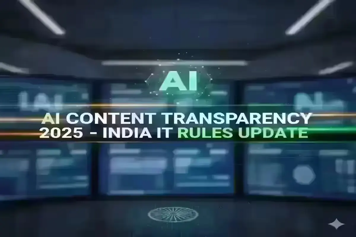 India IT Rules 2025: AI Content Transparency Push