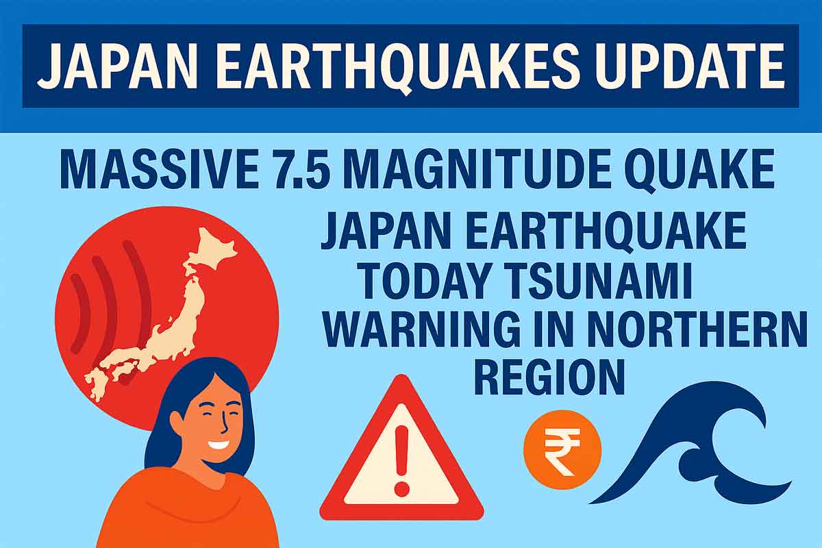 Japan earthquakes update: Massive 7.5 magnitude quake and japan ...